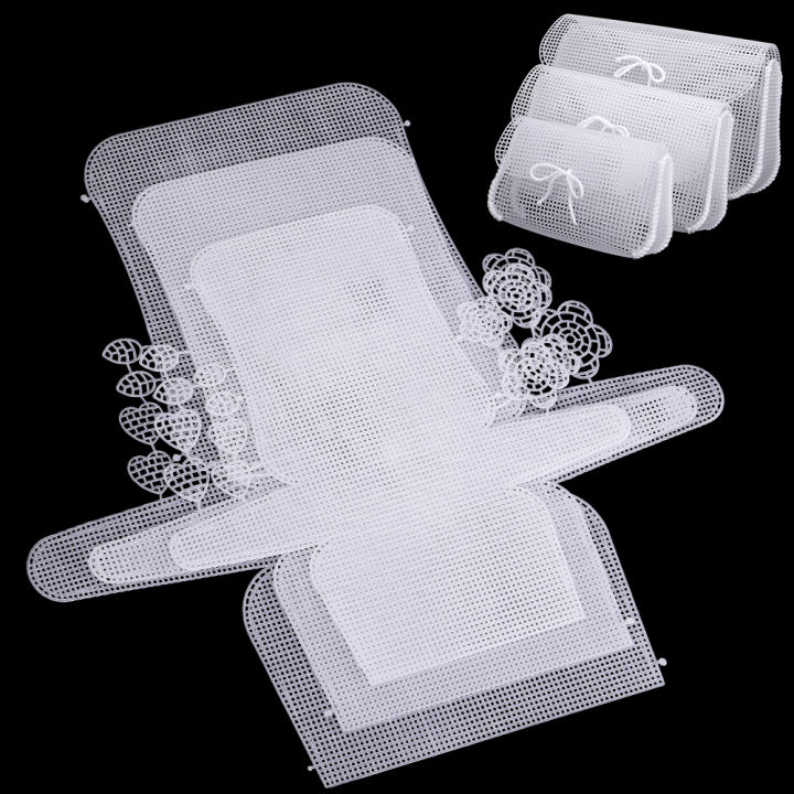 3pcs/set White Weaving Plastic Sheet for DIY Handmake Crochet Hand Bags ...