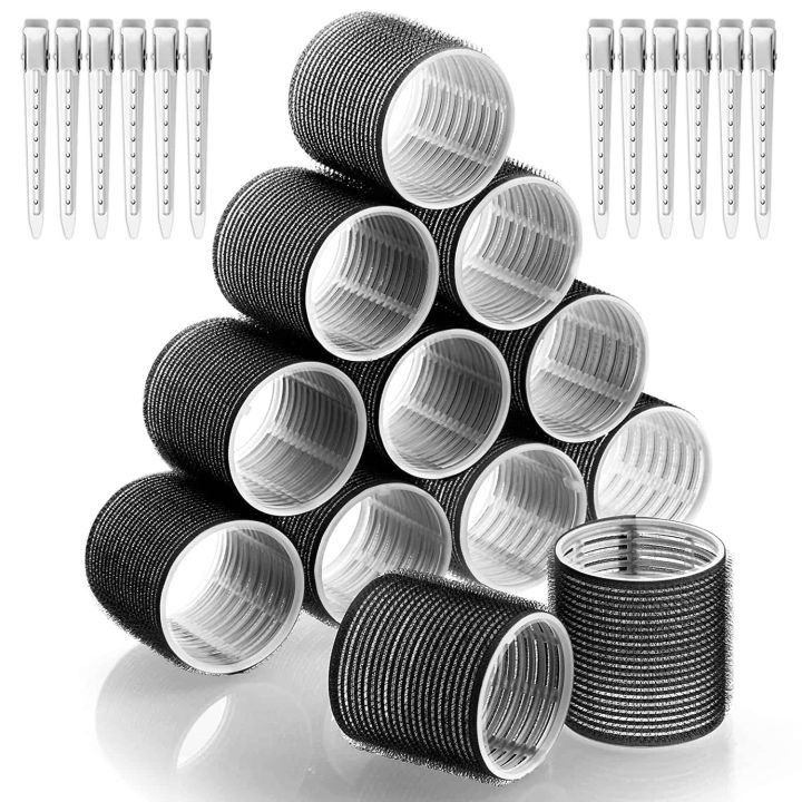 Hair Rollers Self Grip Hook Hair Curlers Heatless Roller Salon Dressing ...