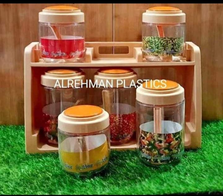 SpiceLine Masala Set with Mounted Stand 6pcs | Daraz.pk