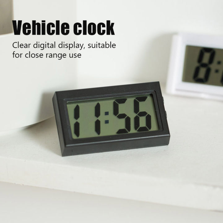 Electronic Wall Clock Stickable Large Screen Home Digital Display wall ...