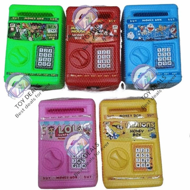 TOY DEALS :Kids ATM-Machine Money Saving Machine Kids - Gullak | Daraz.pk