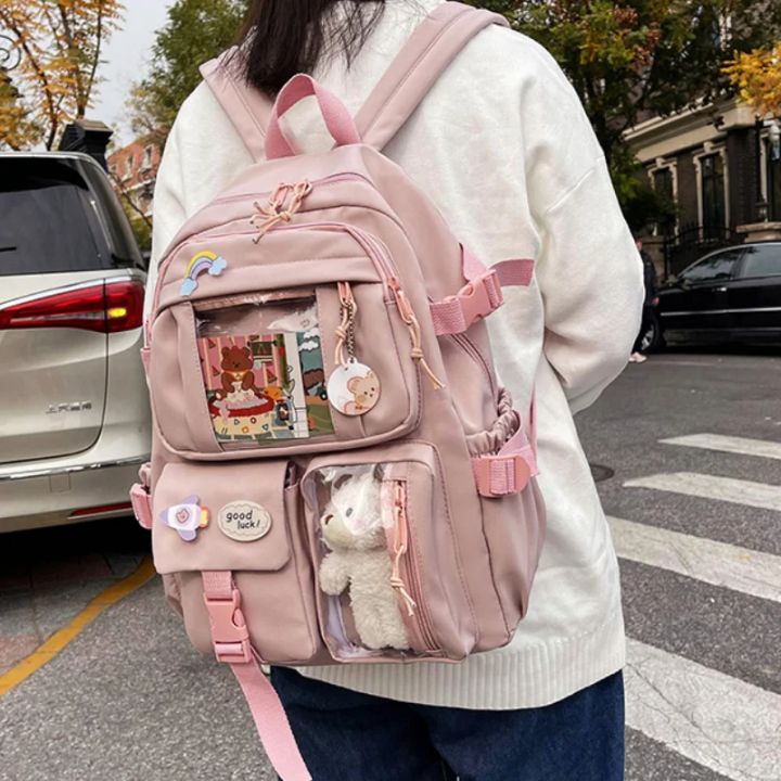 Hot-selling backpack for girls, Korean version, cute Japanese style ...