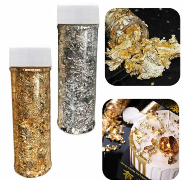 Edible Gold/Silver Leaf 2g | Daraz.lk