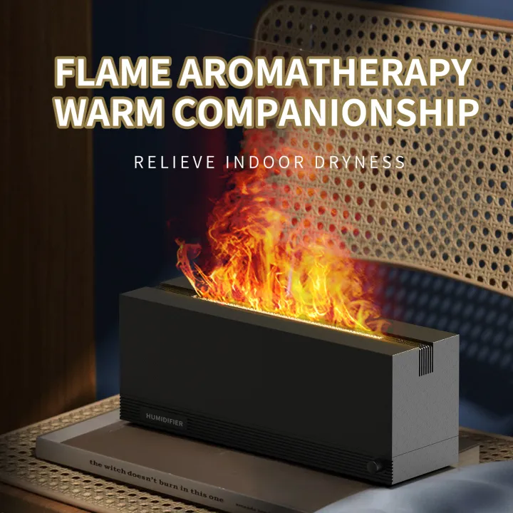 Flame Diffuser Home Desktop Indoor Diffuser Flame Humidifier | Daraz.lk