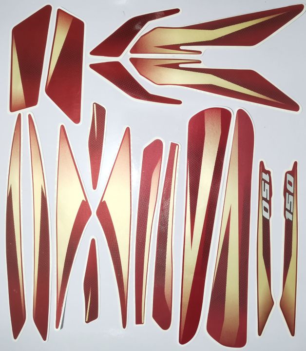 Bajaj Pulsar 150 Wine Red Full Sticker | Daraz.lk