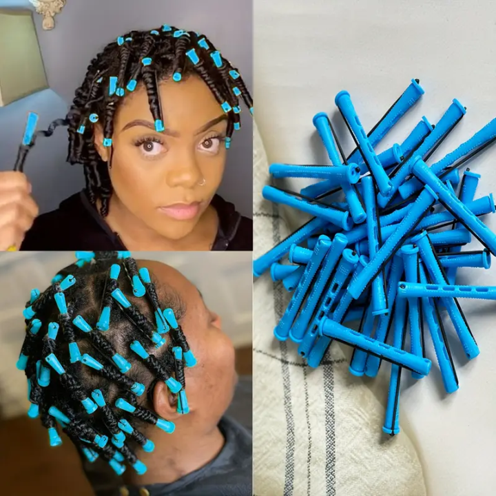 New Manual Curling Rods Set, 20/40pcs Combination Pack, Perm Rods for ...