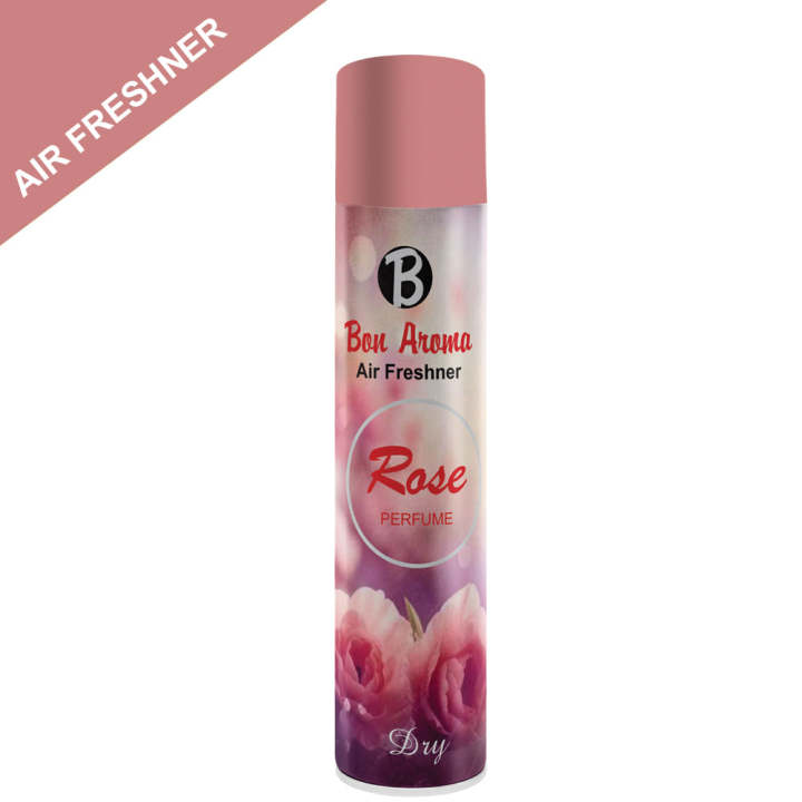 Bon Aroma Rose Air Freshener Spray – Long Lasting Fresh Floral ...