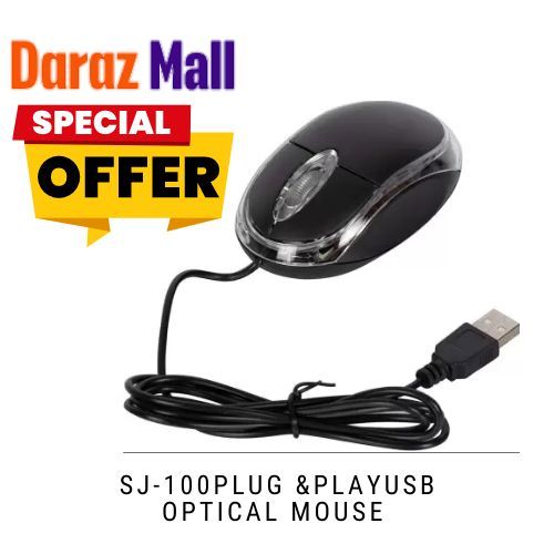 MOUSE USB OPTICAL ( USB PORT) | Daraz.lk