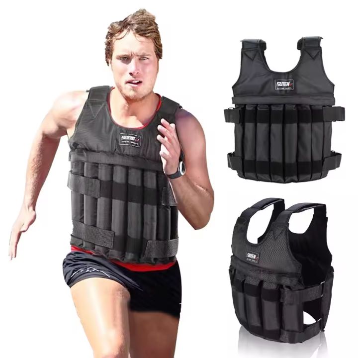 3-50KG Adjustable Weighted Vest Running Loading Weighted Vest Man Women ...