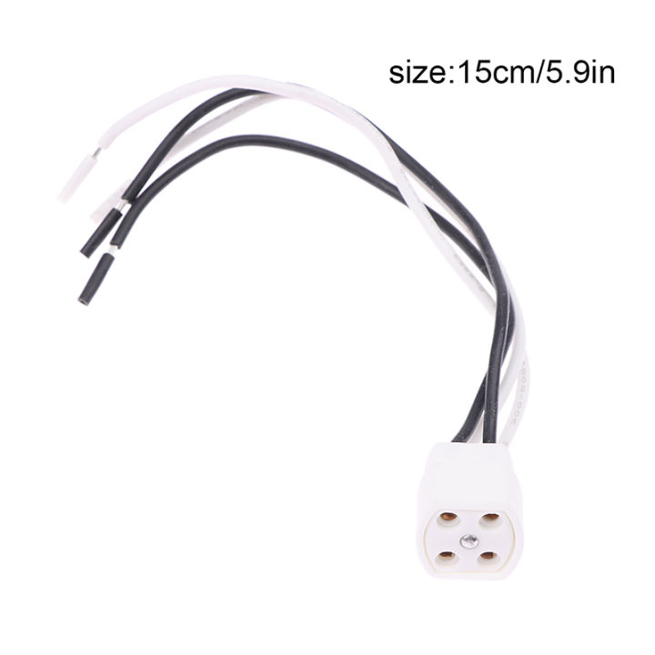 15/25cm Wire Length, G10Q Socket with 4-pin Ring Lamp Plug and UV Light ...