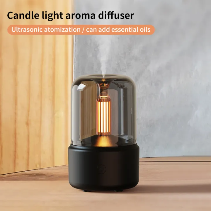 Creative Candlelight Aromatherapy Machine USB Plug-in Desktop Ambience ...
