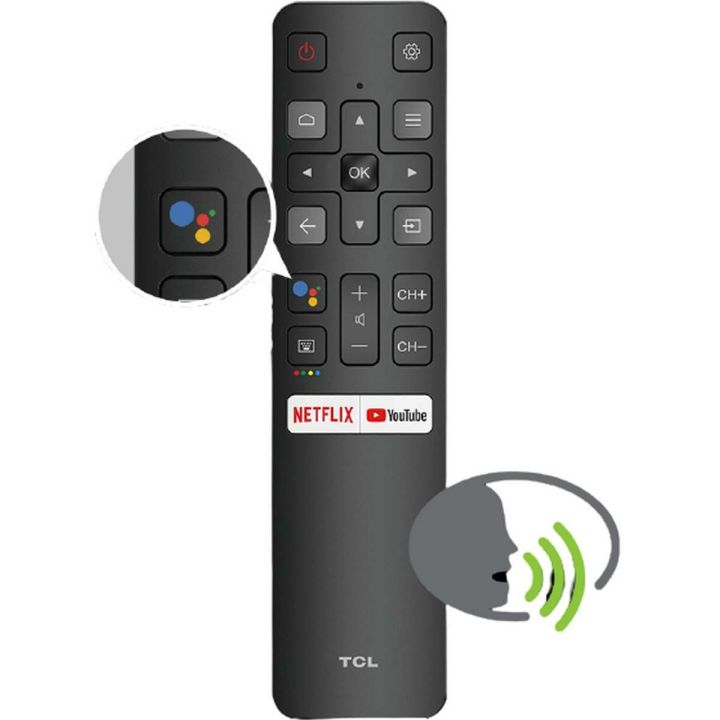 Tcll smart led remote with voice control | Daraz.pk
