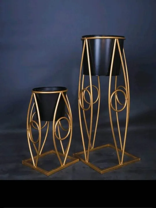 Flower stand with pots 2 piece stand best item in 2026 home decor daraz ...