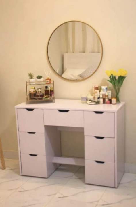 Dressing table with multiple drawers | Daraz.pk