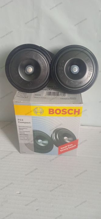 BOSCH FC2 Compact Horn/Safety Horn/Super Sports Horn Bike & Car 12V ...