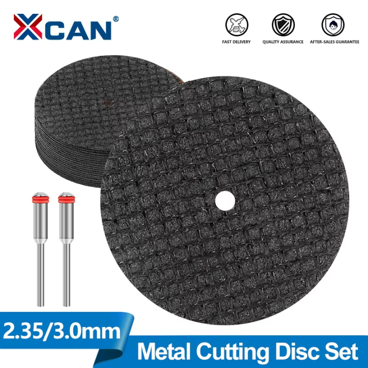 XCAN 11-102pcs Abrasive Cutting Disc 32mm With Mandrels Grinding Wheel ...