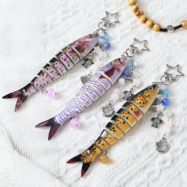 New Handmade Fish Keychains, Lovely Jewelry,Souvenir Key Chain For ...