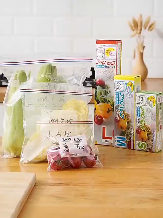 40pcs Airtight Seal Zipper Bags – Multipurpose Food Storage Pouches for ...