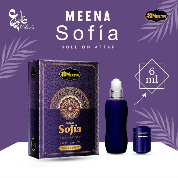 MEENA Sofia Noor Series Roll On Attar/Perfume Oil- Made In India-6ml | Daraz.com.bd