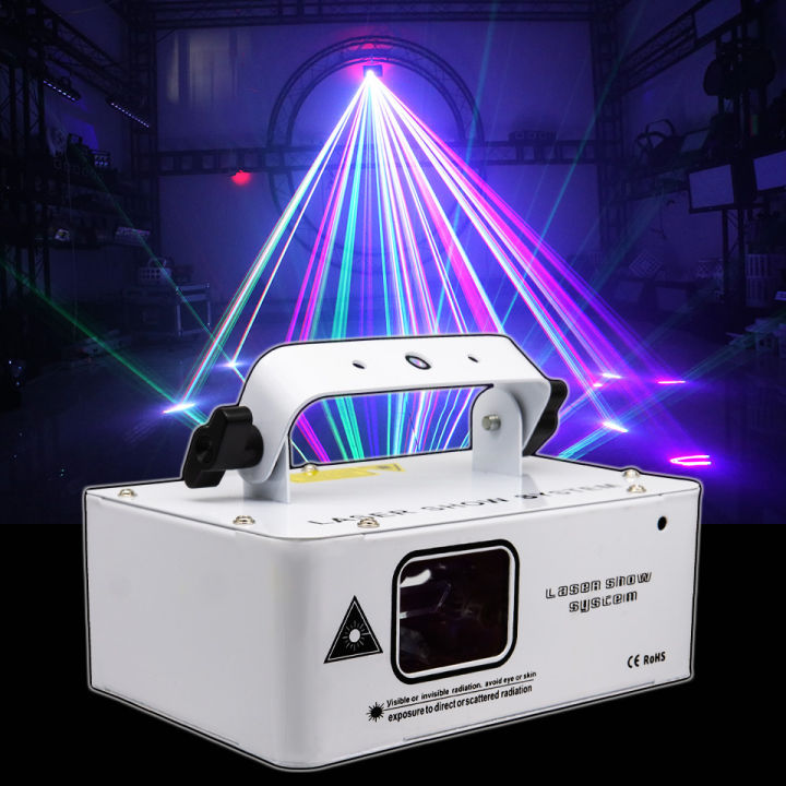 RGB Laser 500MW Beam Line Scanner Projector DMX Professional Disco DJ ...