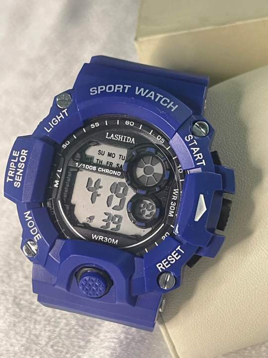 Blue And Red Colour Sports Watch For Both | Daraz.com.np