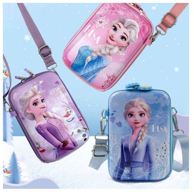 Fufu shop kids shoulder bag Princess Elsa Bag Princess Mickey Stich bag ...