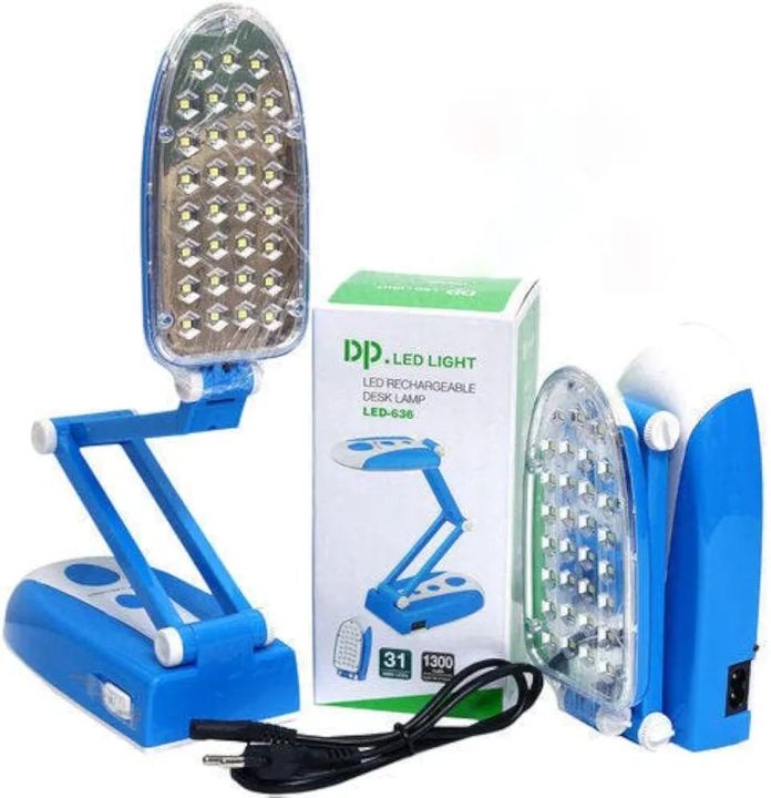 DP LED-636 Rechargeable Battery LED Emergency Table Lamp Flexible Desk ...