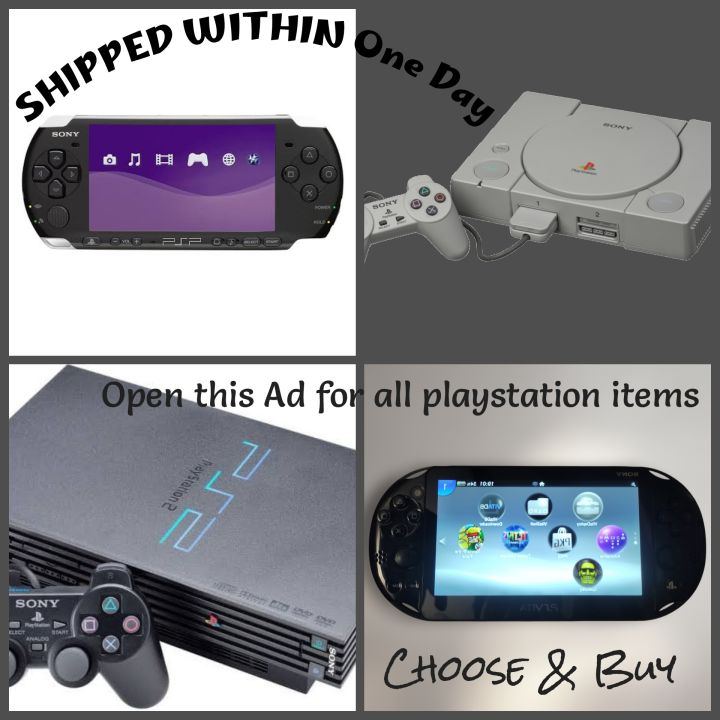 Playstation one console / playstation 2 console / PSP / Playstation ...