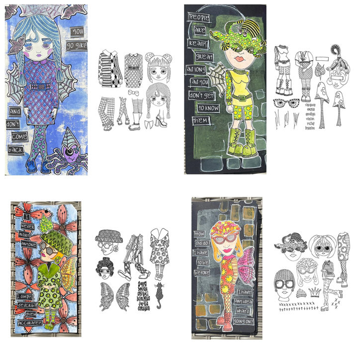 1pc Clear Silicone Stamps Head Costumes Accessories Seal for DIY ...