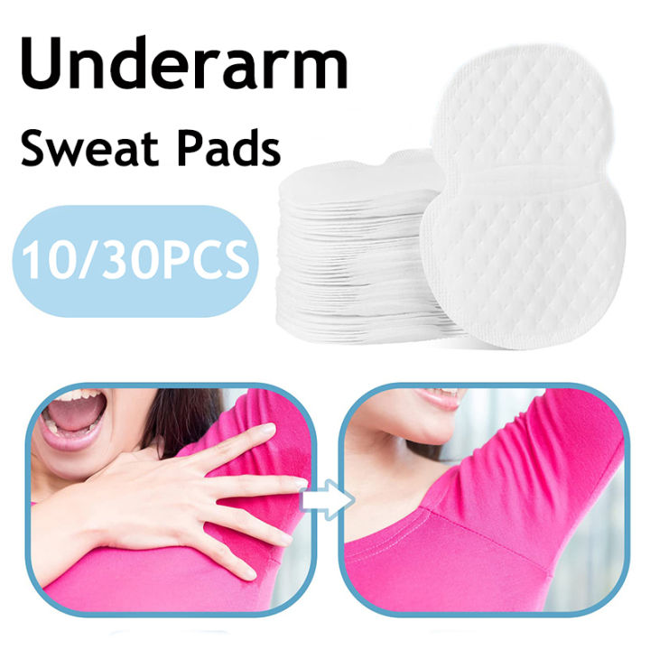 10/30PCS Underarm Sweat Absorbing Stick Pad Armpit Liner Anti-Odor ...