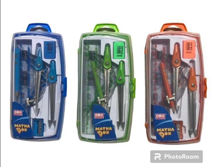 ORO MathBox Geometry Box-Mathematical Instruments, Geometry Box ...