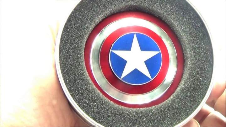 Hand spinner Captain America fun hand spinner captain Amerca | Shop.com.mm