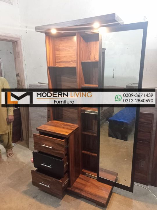 Sliding dressing table full mirror Customized | Daraz.pk