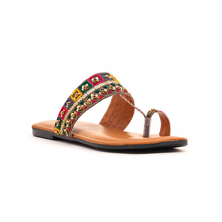 kohlapuri chappal for woman new flats chappal full fancy chappal ...
