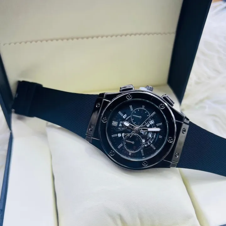 Japan Rubber Strap Watch for Men Boys Casual Party Fashion Wrist Watch ...