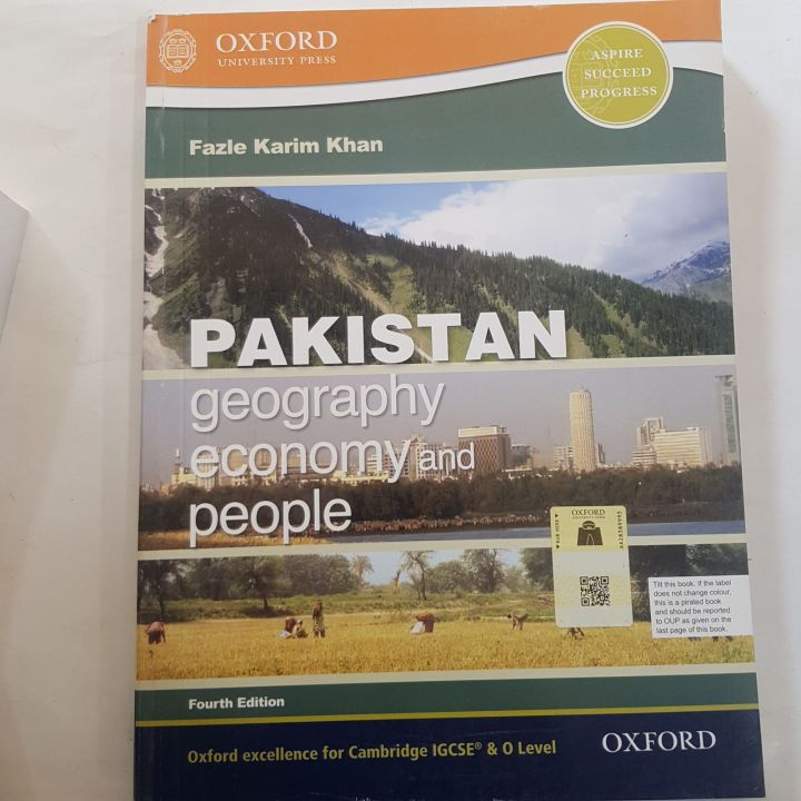 PAKISTAN GEOGRAPHY ECONOMY AND PEOPLE 4TH EDITION BY FAZLE KARIM KHAN ...