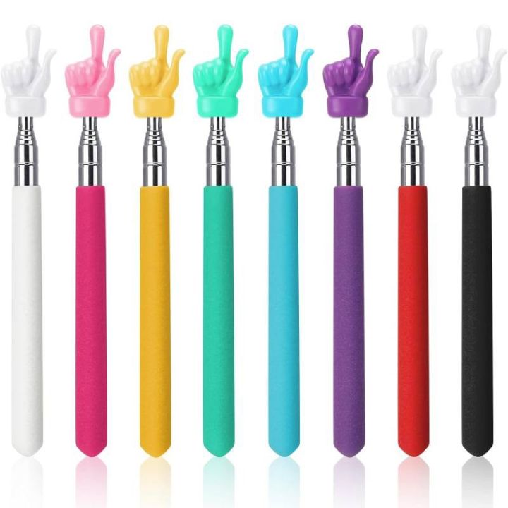 Retractable Teacher Pointer Finger Design Stainless Steel Telescopic ...