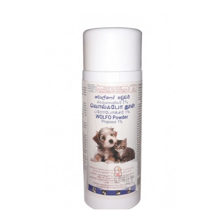 Wolfo Powder , For cats And Dogs , Ticks / Fleas / Lice Killer , 75g ...