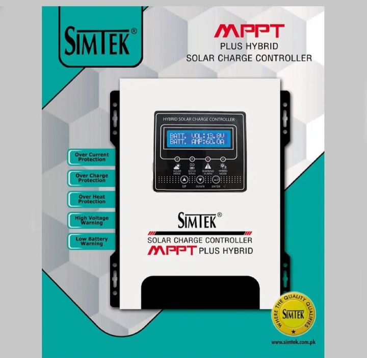 SIMTEK 70 A Hybrid MPPT Solar Charge Controller With DC Load Auto ...