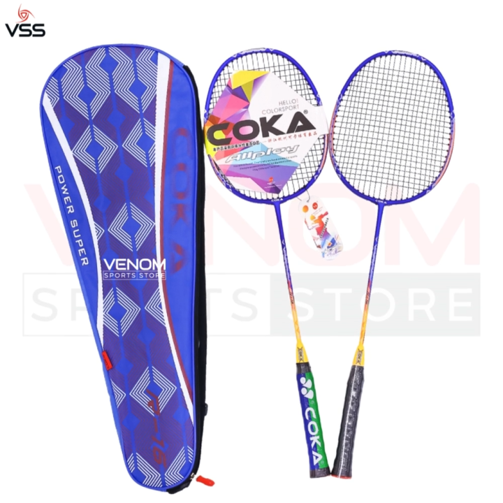 Original CoKa R16 Badminton Racket Set with Cover | Premium 2 ...