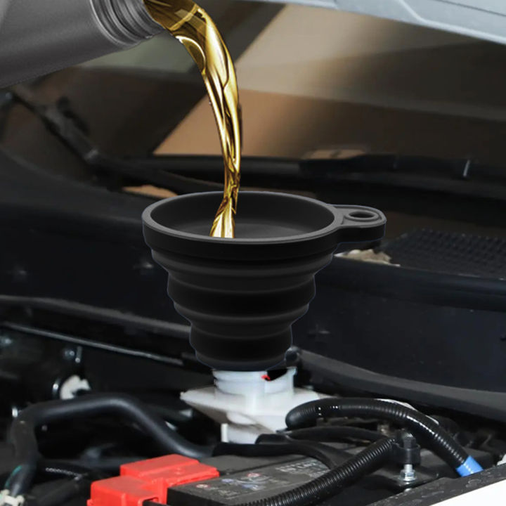 Engine Funnel Car Universal Silicone Liquid Funnel Washer Fluid Change ...