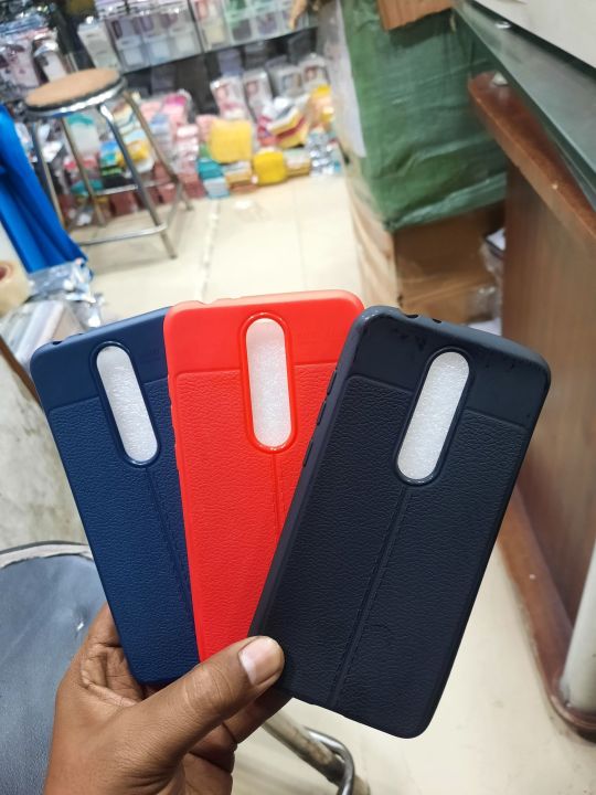 Nokia 5.1 Plus Autofocus Shockproof Leather Type TPU Back Cover Case ...