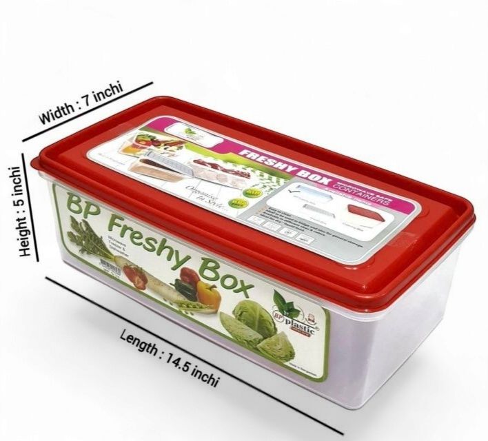 Plastic Freezer Food Grade Storage Box, Freshy Food Box, Refrigerator ...