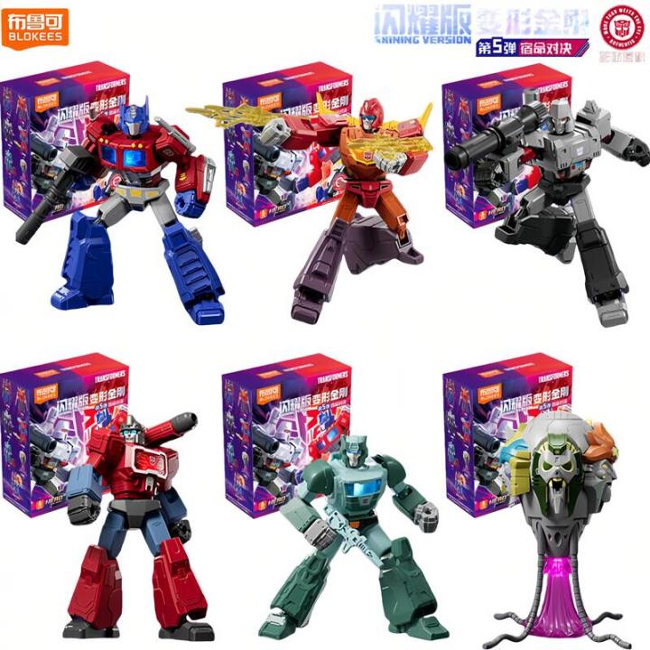 Blokees Transformers Glow Series Wave 5 Optimus Prime Megatron Hot Rod ...