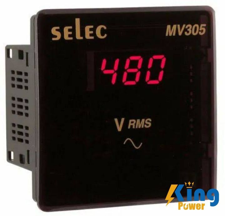 SELEC Digital Voltmeter MV305, Voltage: 240v Ac (Size96X96) India ...