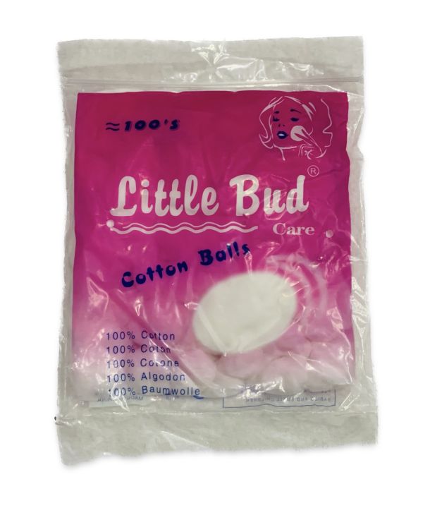 Little bud 100 cotton balls zip pack | Daraz.lk
