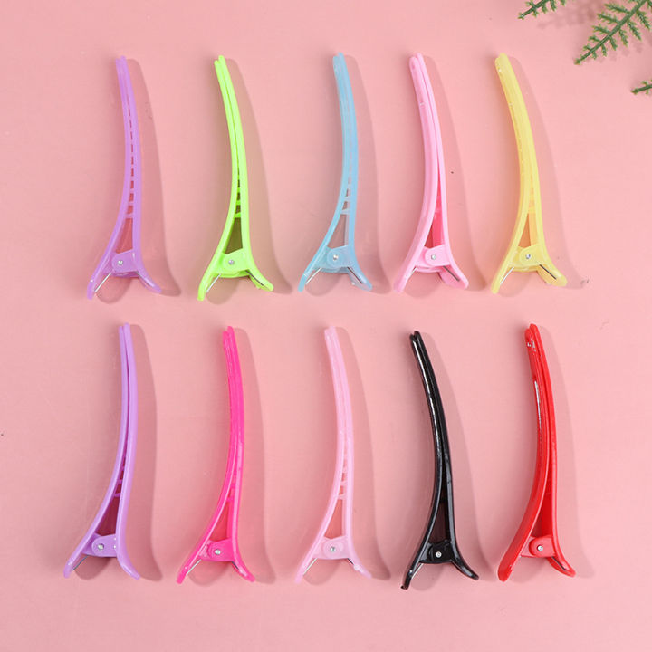 10Pcs/Set Professional Basic Hair Grip Clips Sectioning Salon Styling ...