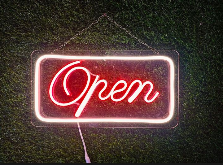 Customized Neon Sign,Open Neon sign, Office Entrance Neon sign, For ...