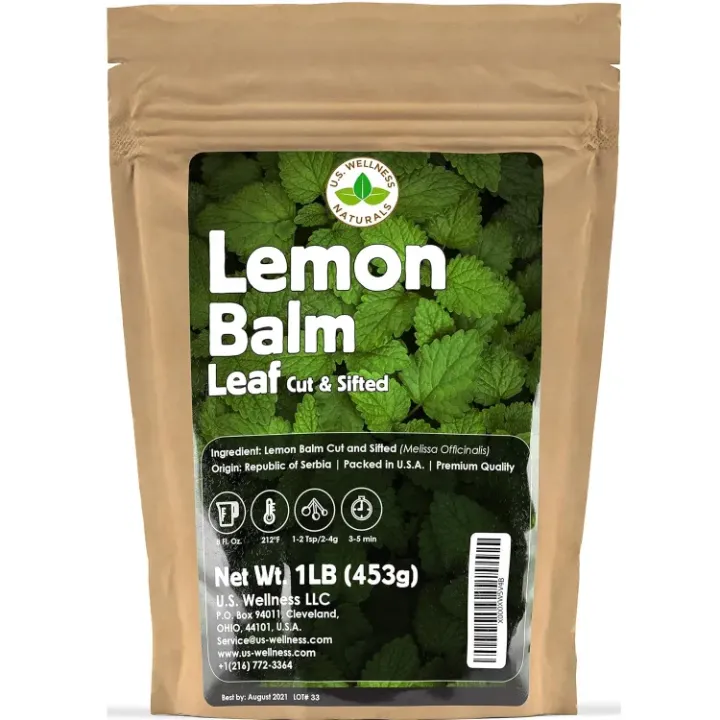 Lemon Balm (Herbal Tea): 453G (Melissa Officinalis Caffeine Free ...