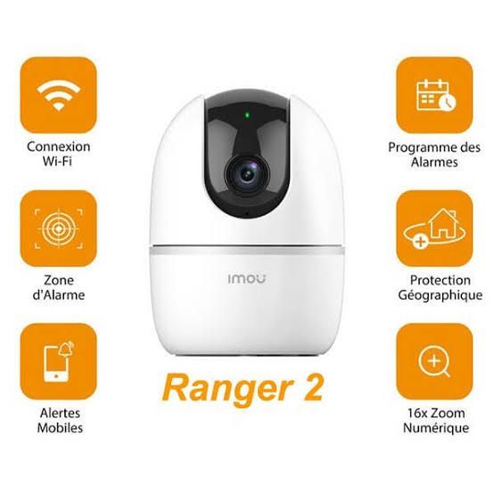 imou Ranger 2 IP Camera with 360 Degree Coverage (IPC-A22EP-L/IPC-A22EP ...